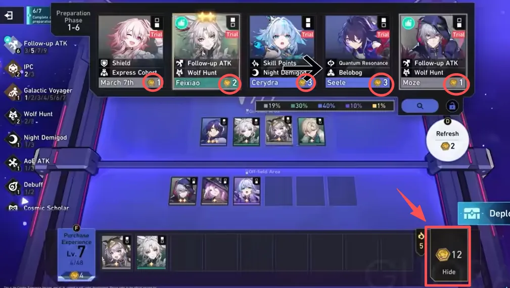 HSR Currency Wars Best Team